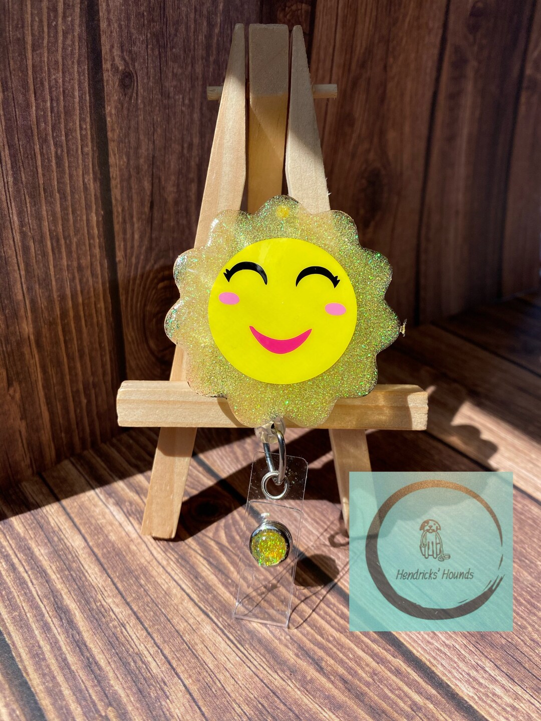 Sun Badge Reel - Etsy