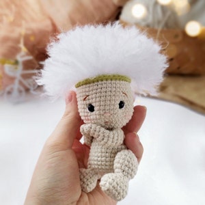 Amigurumi Baby Dandelion Crochet Pattern, Crochet Flower Doll, Fake ...