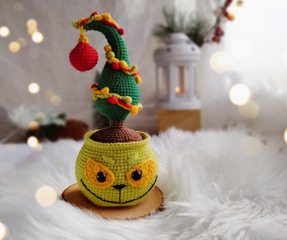 Crochet PATTERN Christmas Tree in a Pot Amigurumi Christmas | Etsy