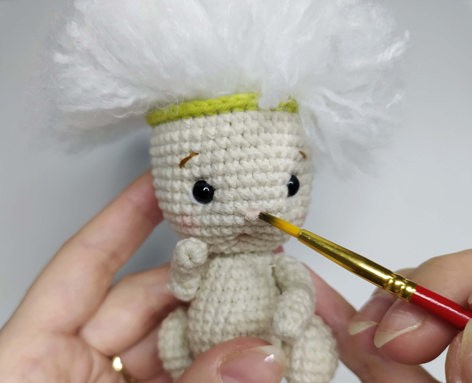 Amigurumi Baby Dandelion Crochet Pattern, Crochet Flower Doll, Fake ...