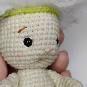 Amigurumi Baby Dandelion Crochet Pattern, Crochet Flower Doll, Fake ...
