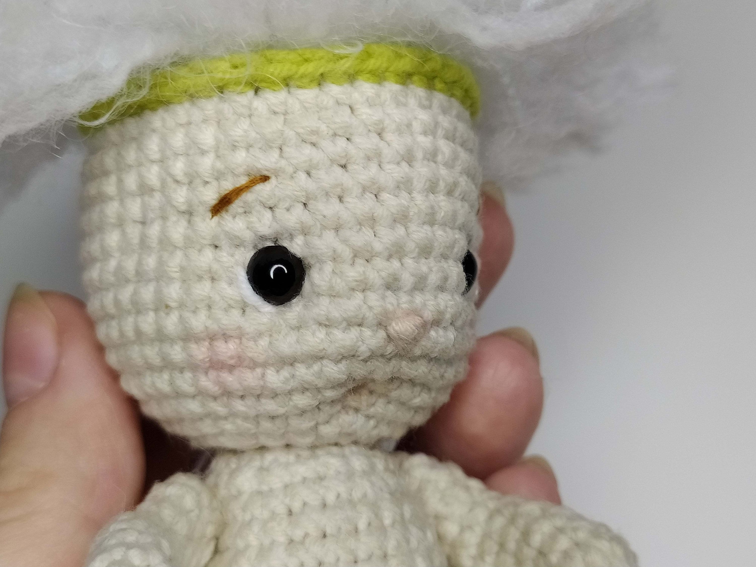 Amigurumi Baby Dandelion crochet pattern Crochet flower doll | Etsy