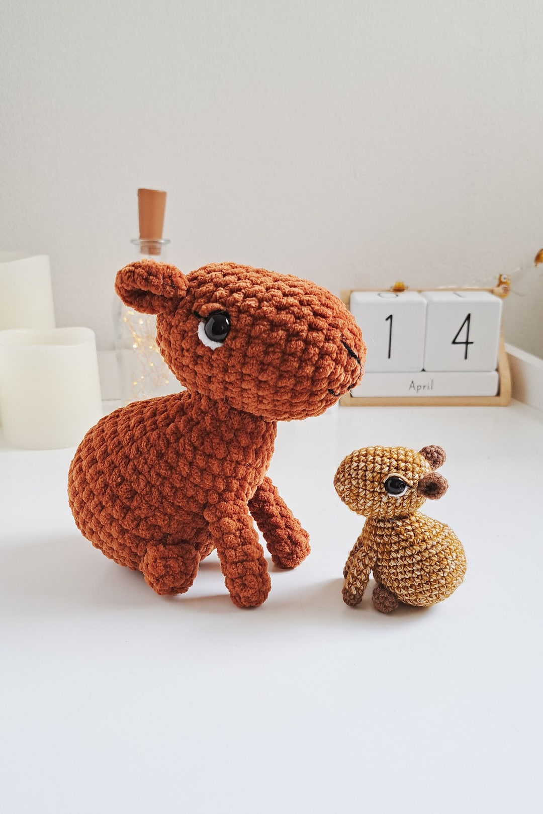Crochet Capybara PATTERN, Amigurumi Baby Capybara, Plush Capybara PDF ...
