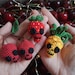 Crochet Fruit Skulls PATTERN 3 in 1 Amigurumi Halloween - Etsy