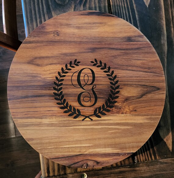 Customizable Teak Wood Turn Table - Etsy
