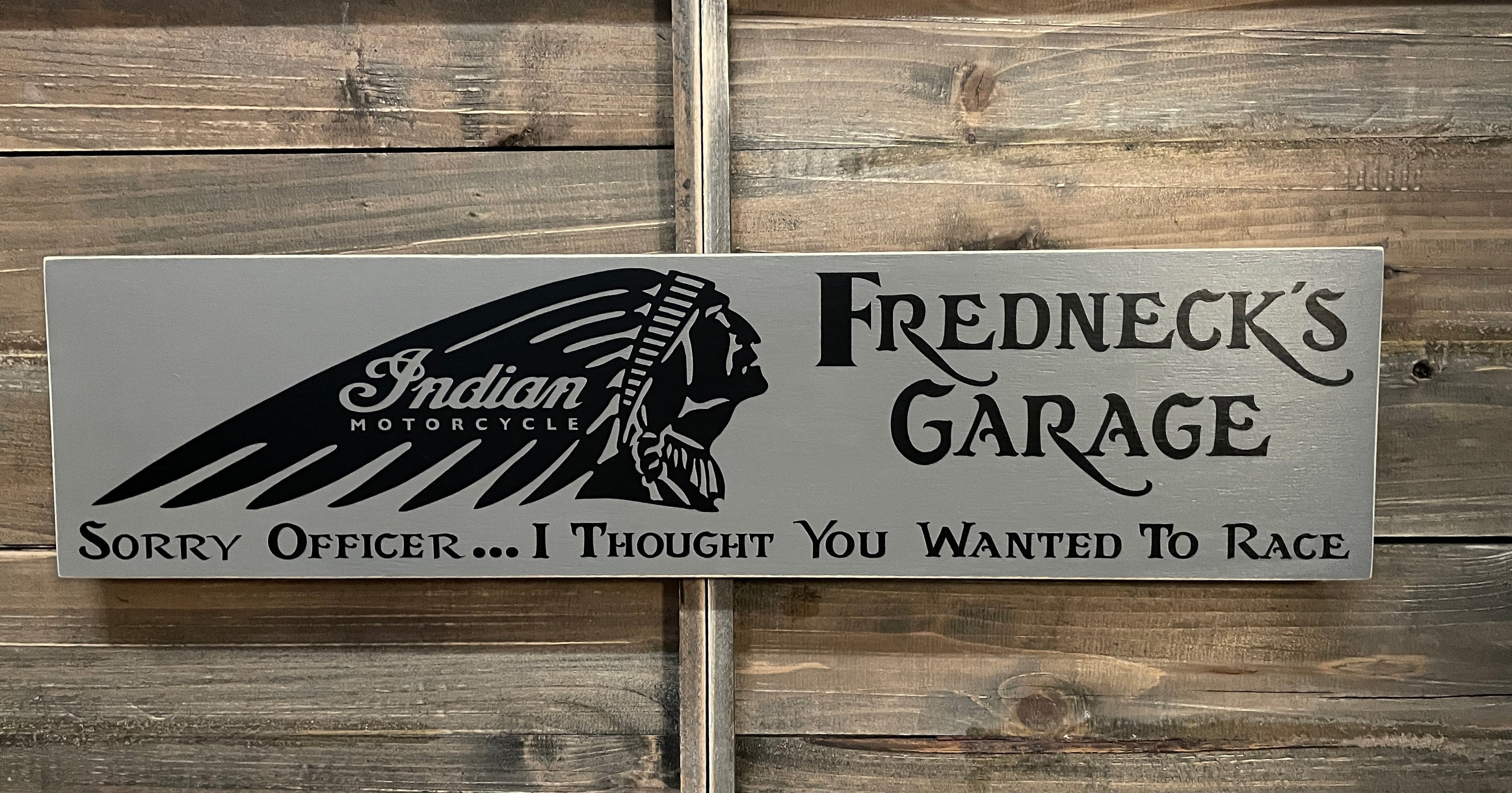 Custom Indian Motorcycle Wood Sign: Garage Bar Decor - Etsy