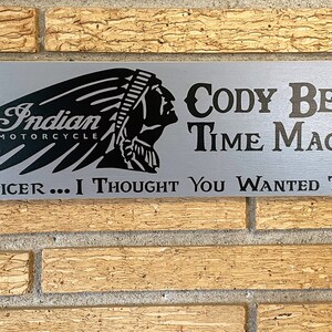 Custom Indian Motorcycle Wood Sign: Garage Bar Decor - Etsy