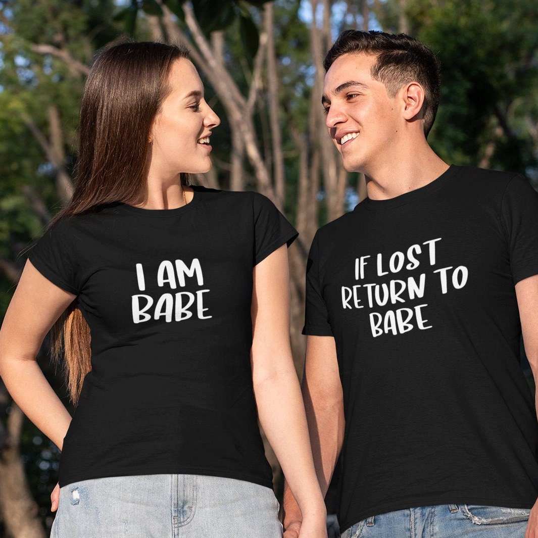 If Lost Return To Babe And I Am Babe His And Hers Married Etsy