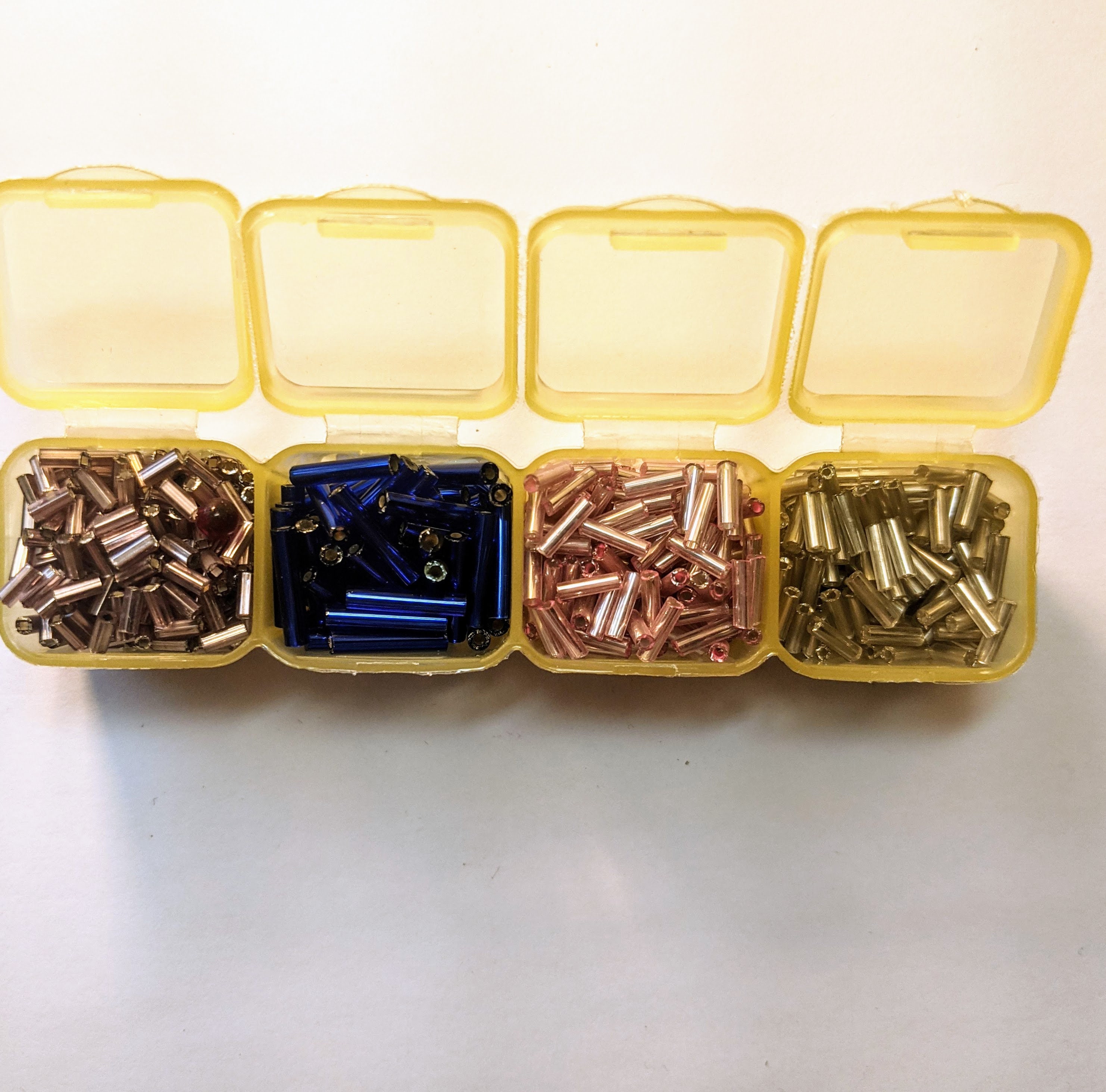 Small Curated Seed & Bugle Bead Boxes - Etsy