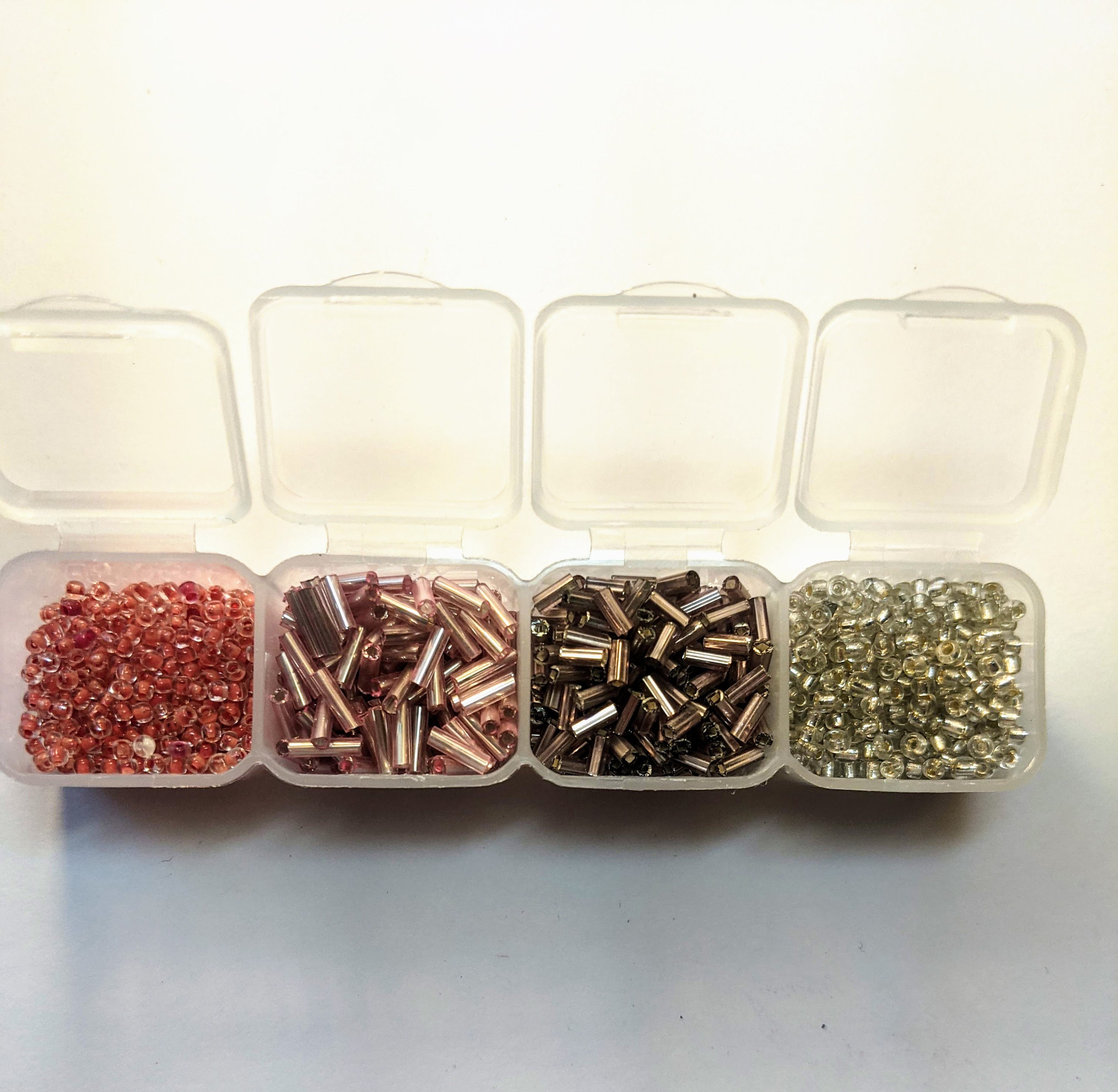 Small Curated Seed & Bugle Bead Boxes - Etsy
