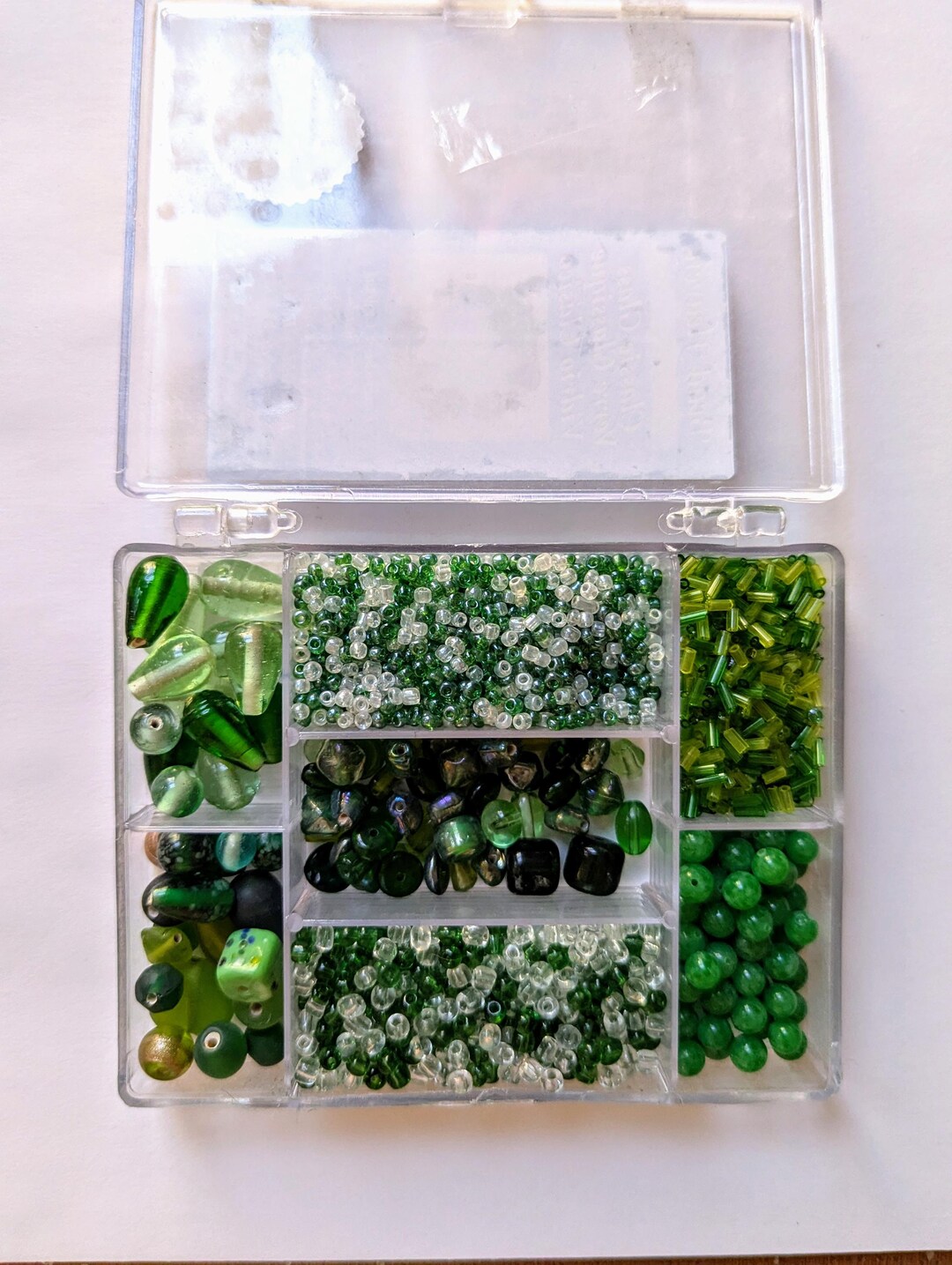 Green Glass Heaven – Vintage & Early 2000s Bead Mix - Etsy
