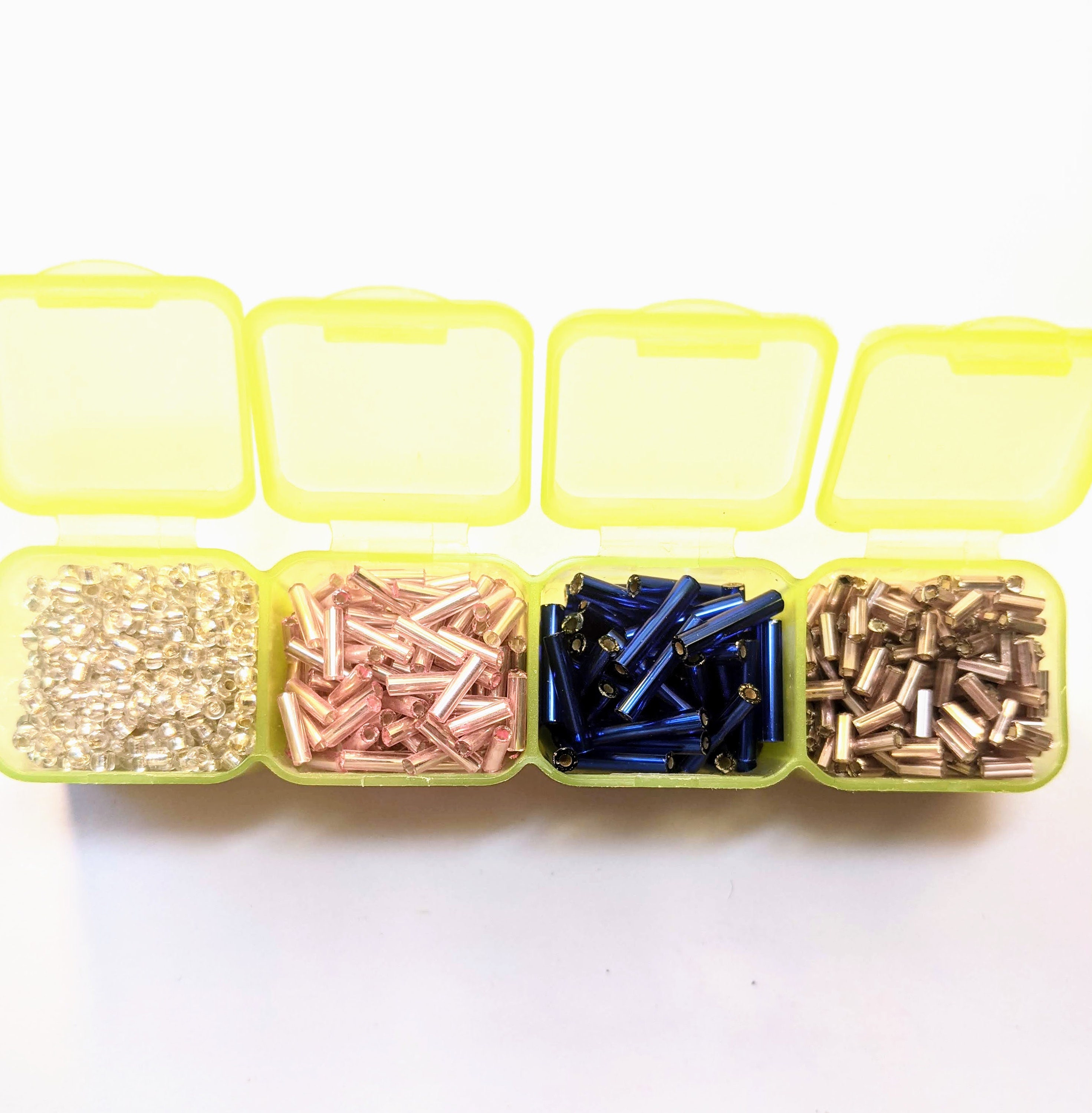 Small Curated Seed & Bugle Bead Boxes - Etsy