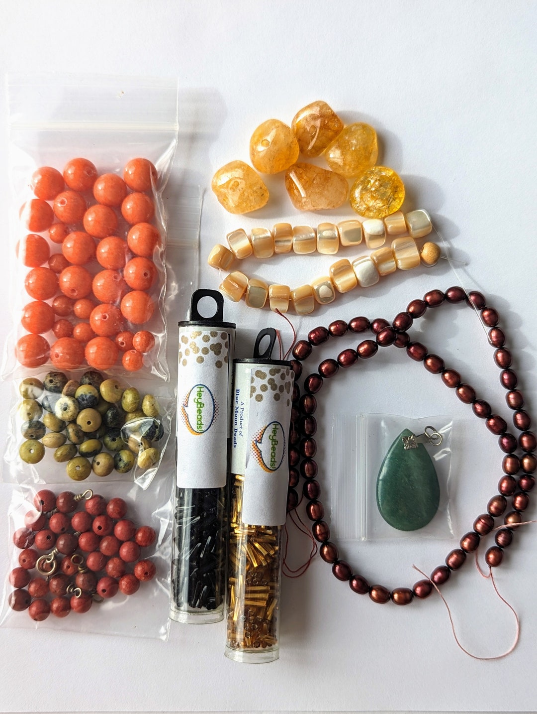 The Sunset in Sri Lanka Curated Bead Collection – Warm, Earthy & Exotic ...