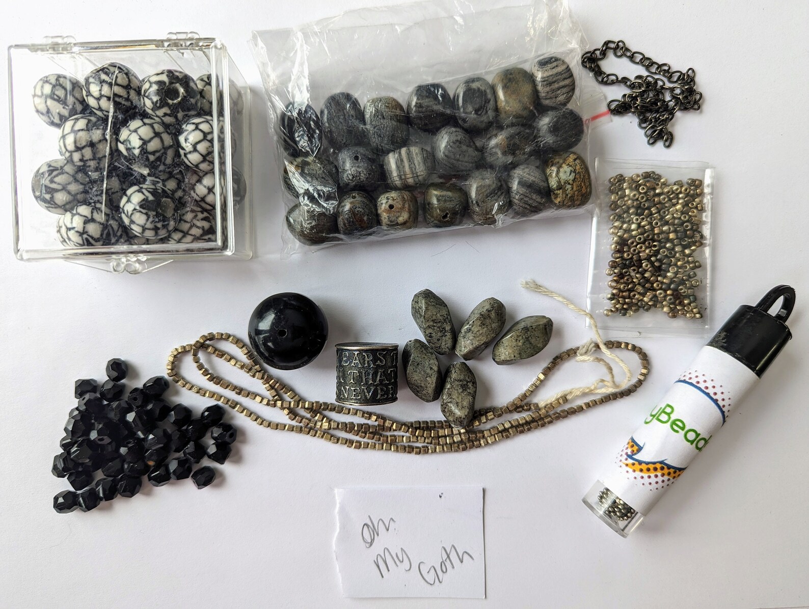 Oh My Goth! - Carefully Curated Bead Collection - Etsy