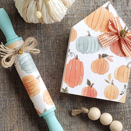 Fall Mini Rolling Pins/acorn/leaves/autumn/tier Tray Decor/a - Etsy