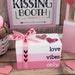 Valentine Mini Book Stack/love Vibes Only/hearts/tiered Tray Decor/a ...