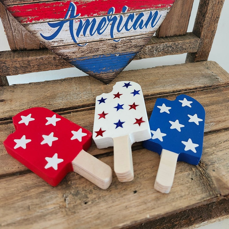 Wooden Popsicle - Etsy