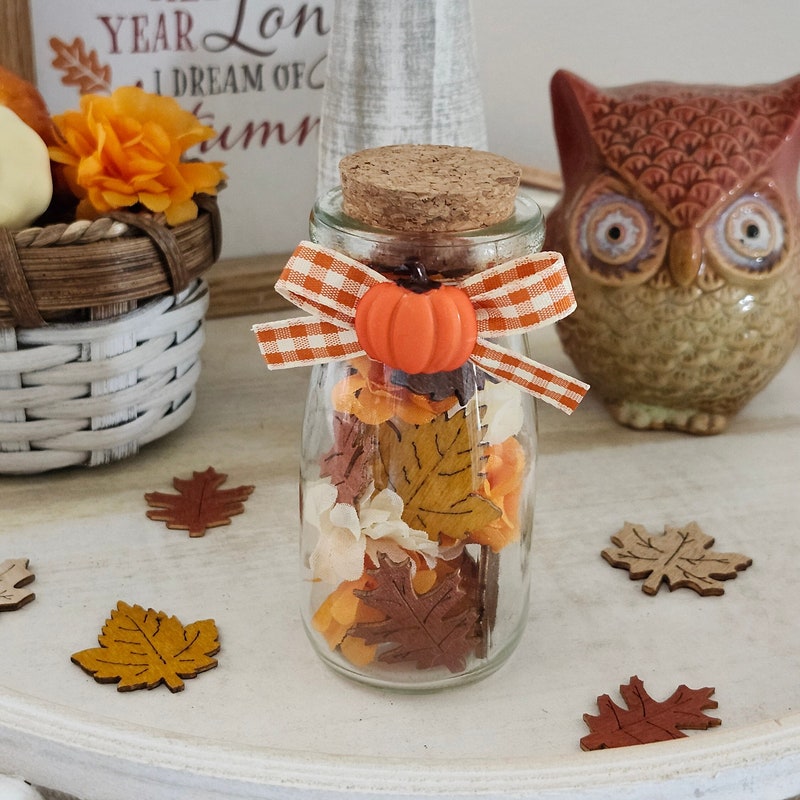 Fall Jar Decor - Etsy