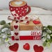 Kissing Booth, Valentines Day Decor, Valentine, Decorative Books, Mini ...