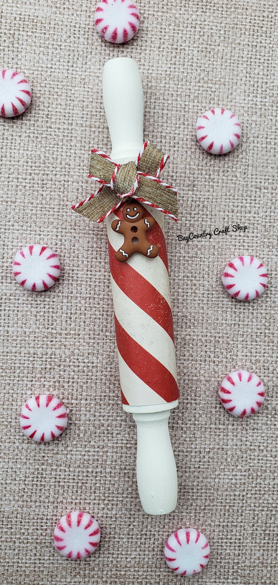 Gingerbread Man Mini Rolling Pins/ Tier Tray Decor/ Choose - Etsy