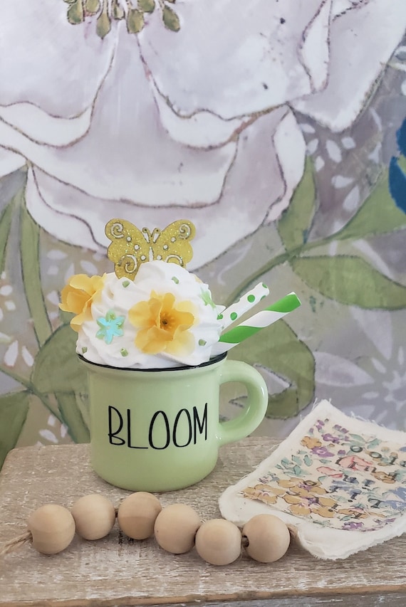 Spring Mini Mug With Faux Whipped | Etsy