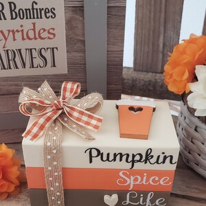 Pumpkin Spice Latte Mini Book - Etsy