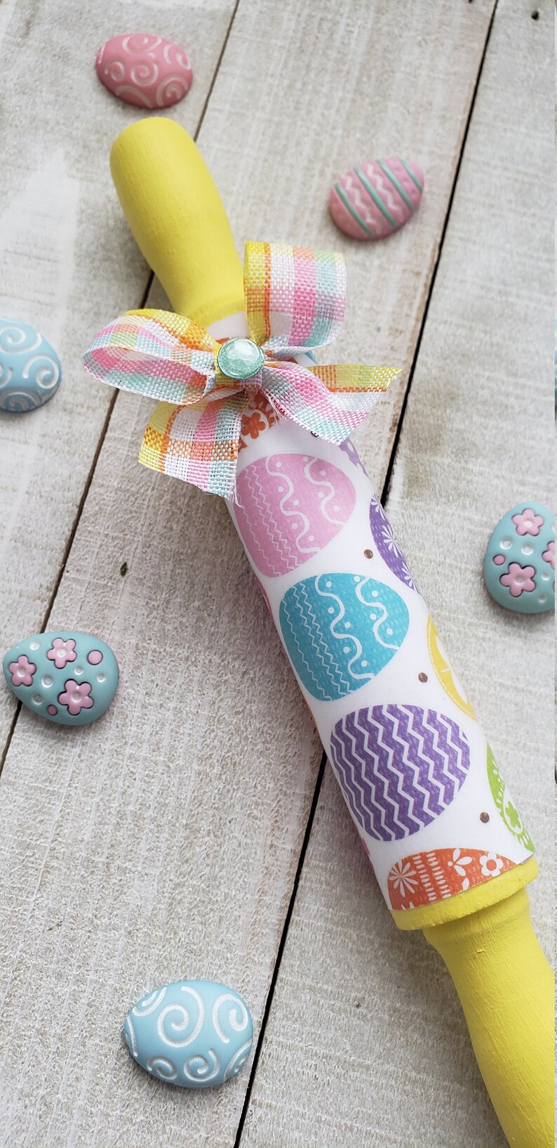 Easter Mini Rolling Pins/ Tier Tray Decor - Etsy