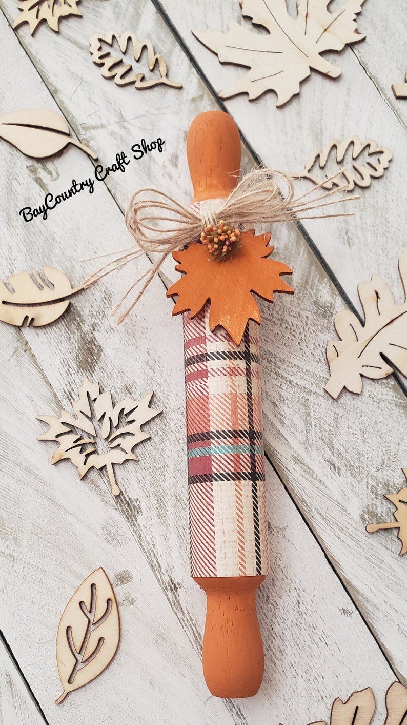 Fall Mini Rolling Pins/acorn/leaves/autumn/tier Tray Decor/a | Etsy