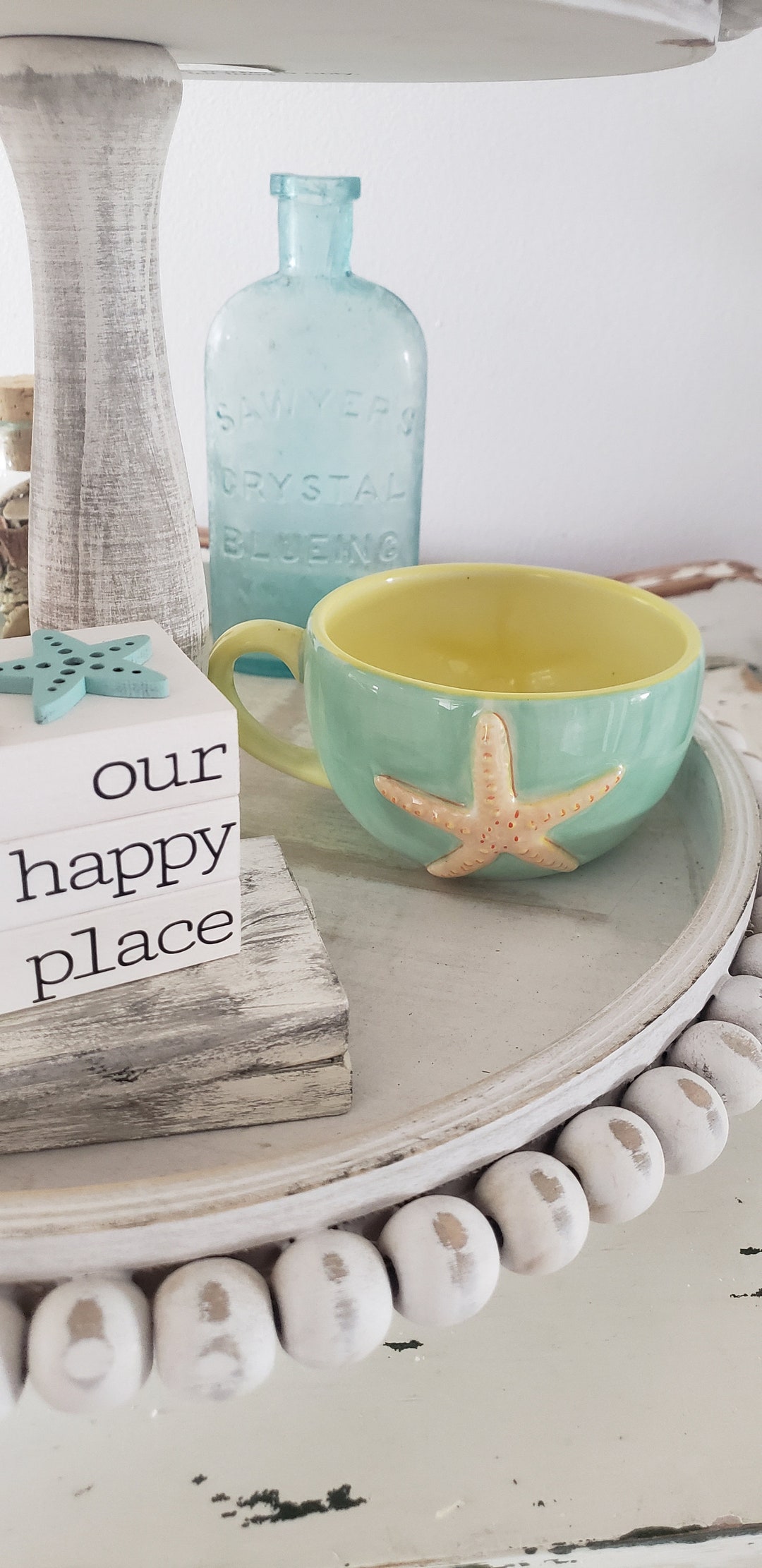 Vintage Beach Themed Tea or Coffee Cup/perfect Tiered Tray Decor ...