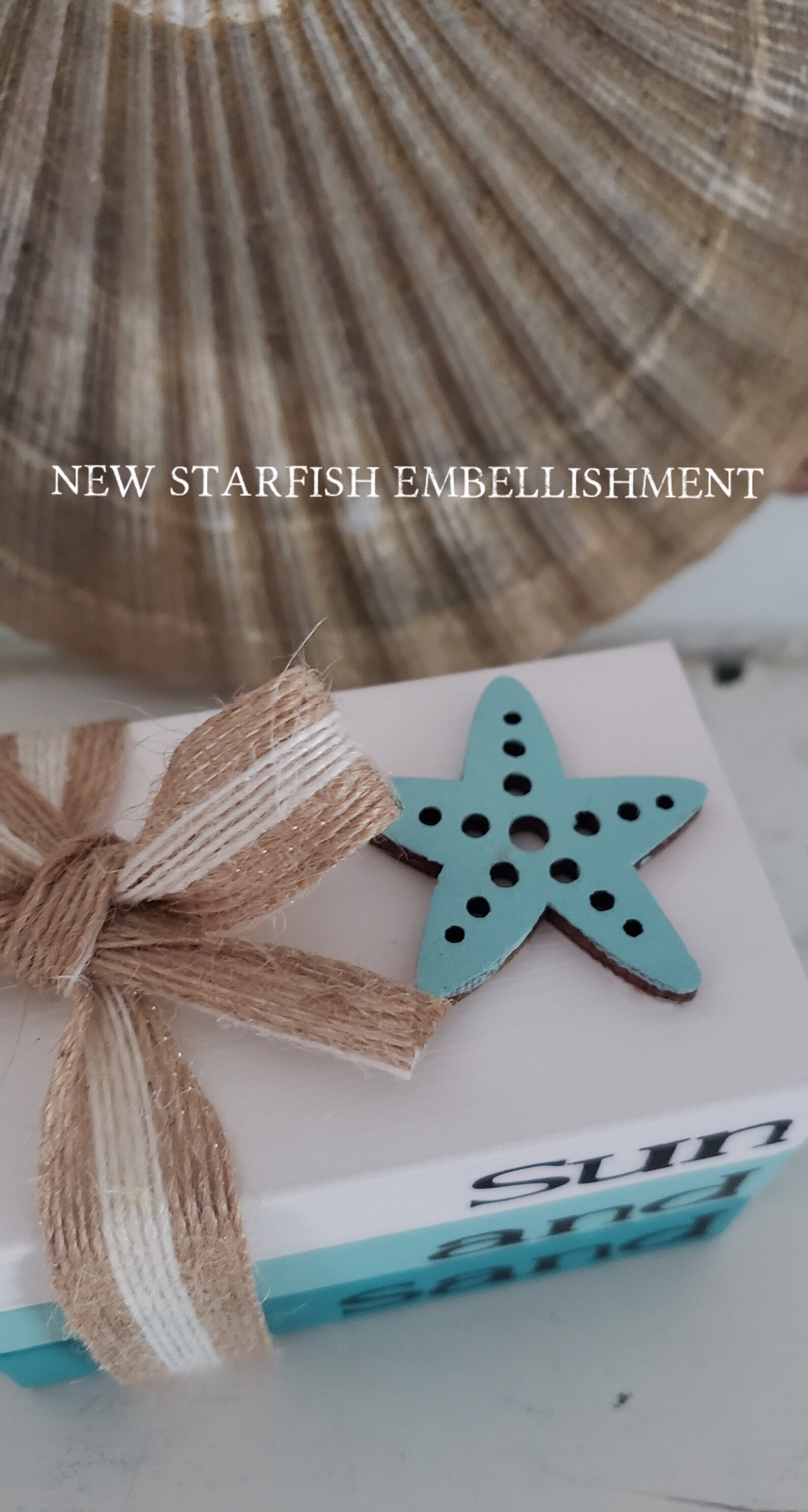 Beach Mini Book Stack/sun and Sand/ Starfish/coastal/ Seashore/nautical ...