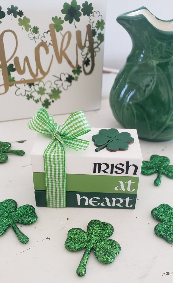 St Patrick's Day Mini Book Stack/irish at | Etsy