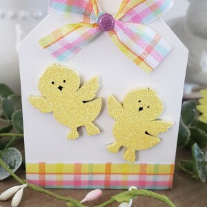 Easter Mini Wood House/yellow Chicks/peep/tiered Tray Decor/easter ...