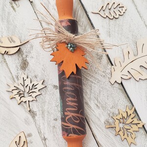 Fall Mini Rolling Pins/acorn/leaves/autumn/tier Tray Decor/a Baycountry ...