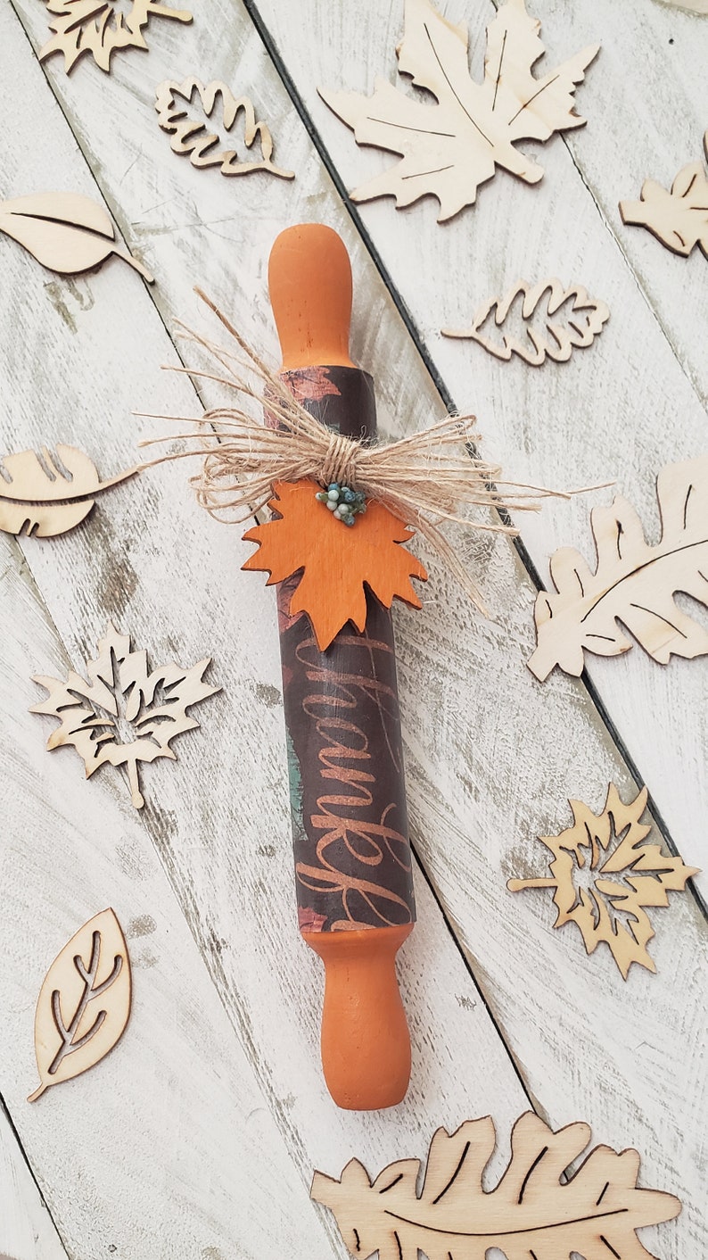 Fall Mini Rolling Pins/acorn/leaves/autumn/tier Tray Decor/a | Etsy
