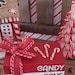 Christmas Candy Cane Mini Book Stack/candy Cane Lane/tiered Tray Decor ...