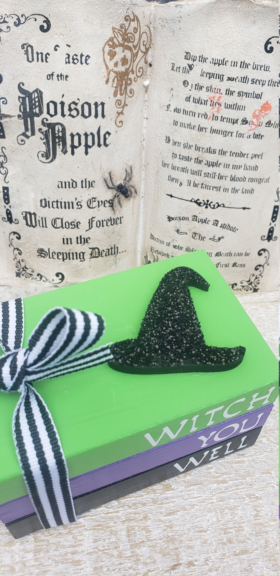 Halloween Mini Book Stack/ Witch/ Fall/Tier Tray Decor | Etsy