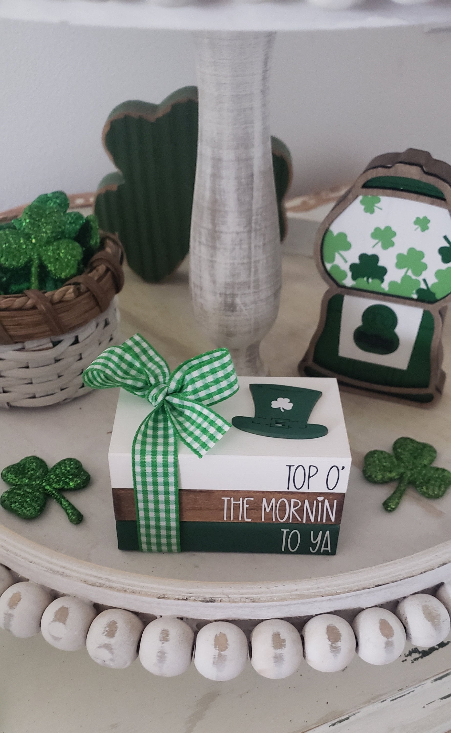 St Patrick's Day Mini Book Stack/top of the Morning to - Etsy