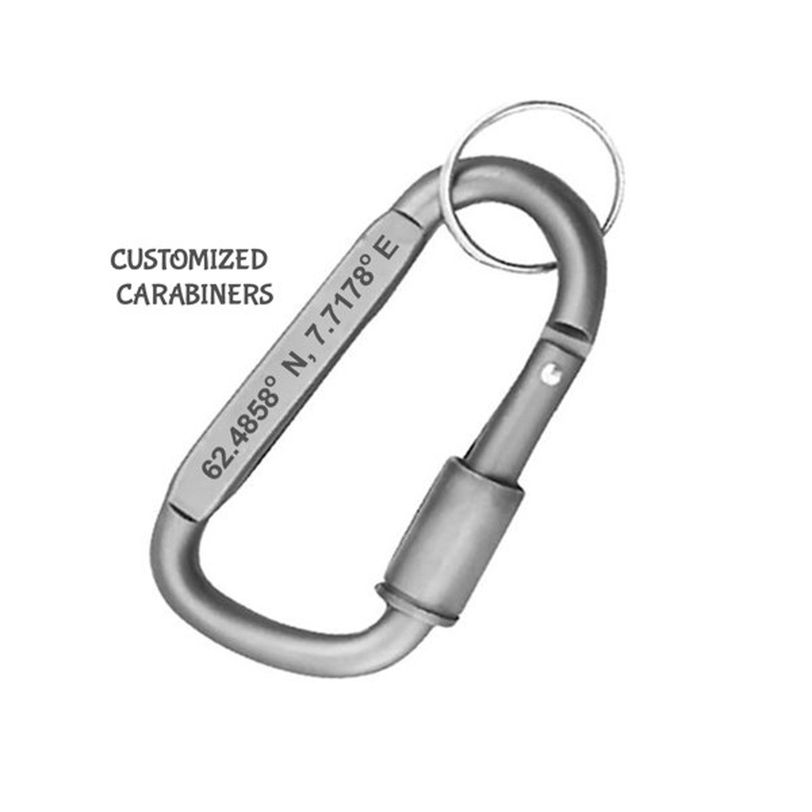 Carabiner Engraved Carabiner Large Carabiner Keychain Personalized ...
