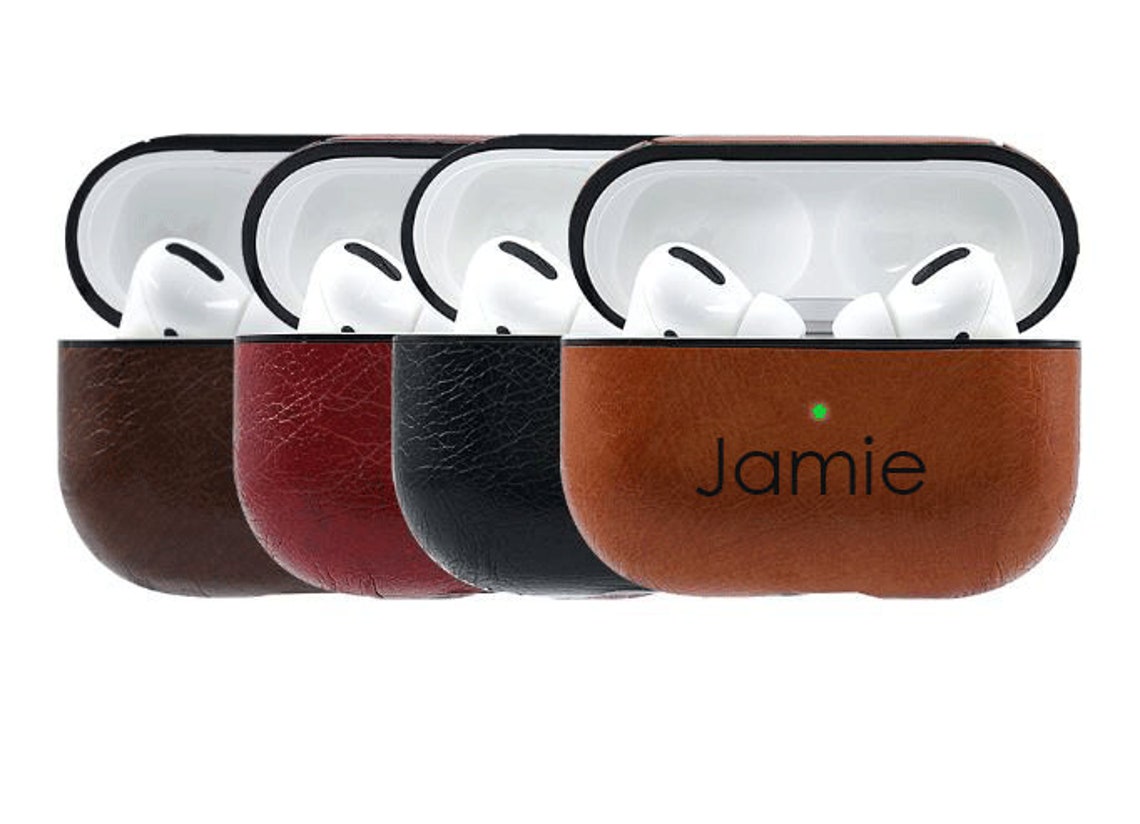 Engraved Airpod Pro Case Personalized Airpod Pro Leather Case | Etsy