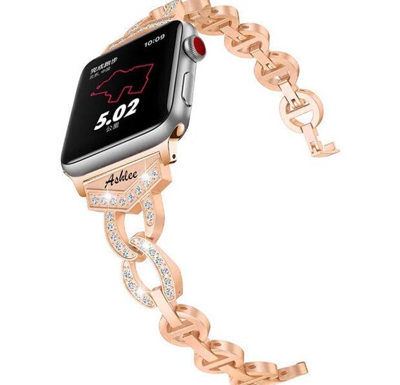 Rhinestone Studded Band for Iwatch Series 5/4/3/2/1bling | Etsy