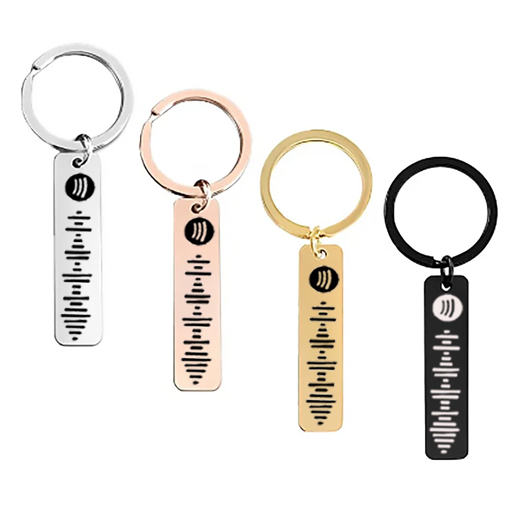Custom Spotify Code Keychains, Personalized Spotify Keychains ...