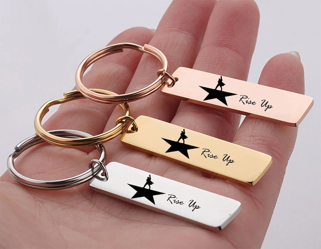 Keychain- Rise Up- Custom Engraved Keychain- Personalized Gift for Mom ...
