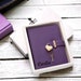 Purple Diary With Lock and Key for Girls & Women - Engraved Diary With ...