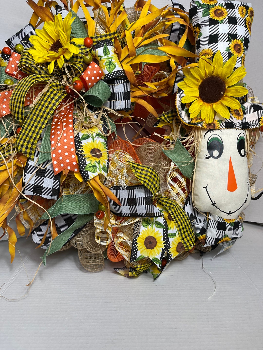 Scarecrow Front Door Porch Wall Decor - Etsy