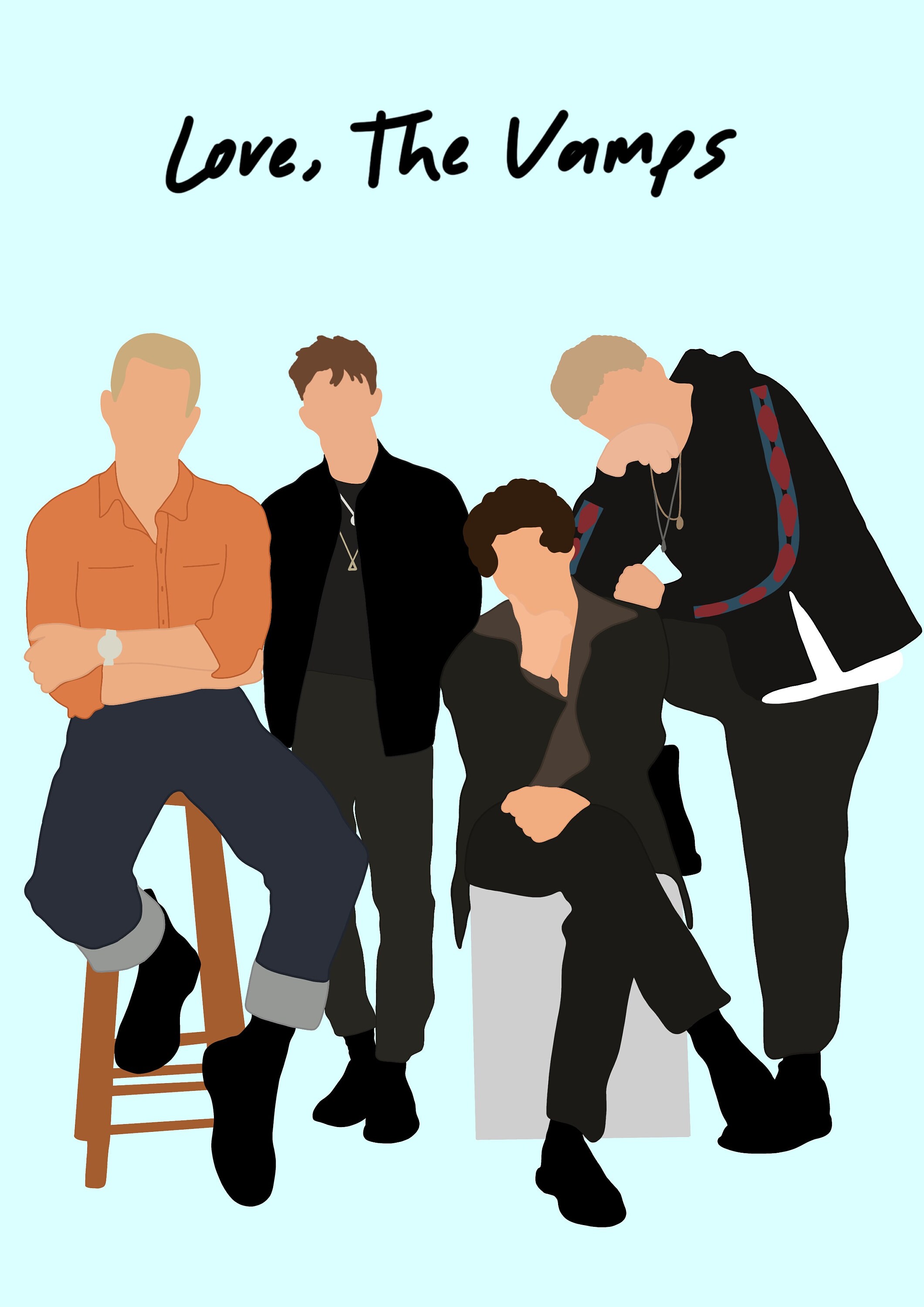 I Love The Vamps Logo