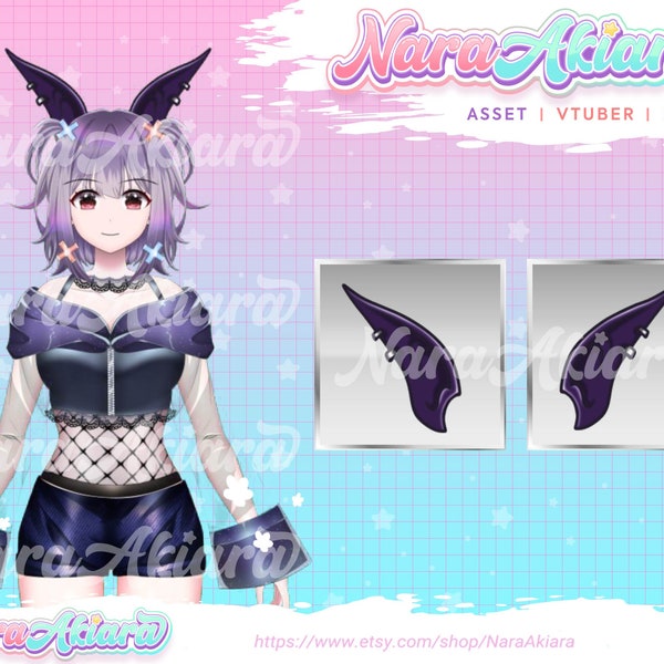 Bat Ear Asset Vtuber - Etsy