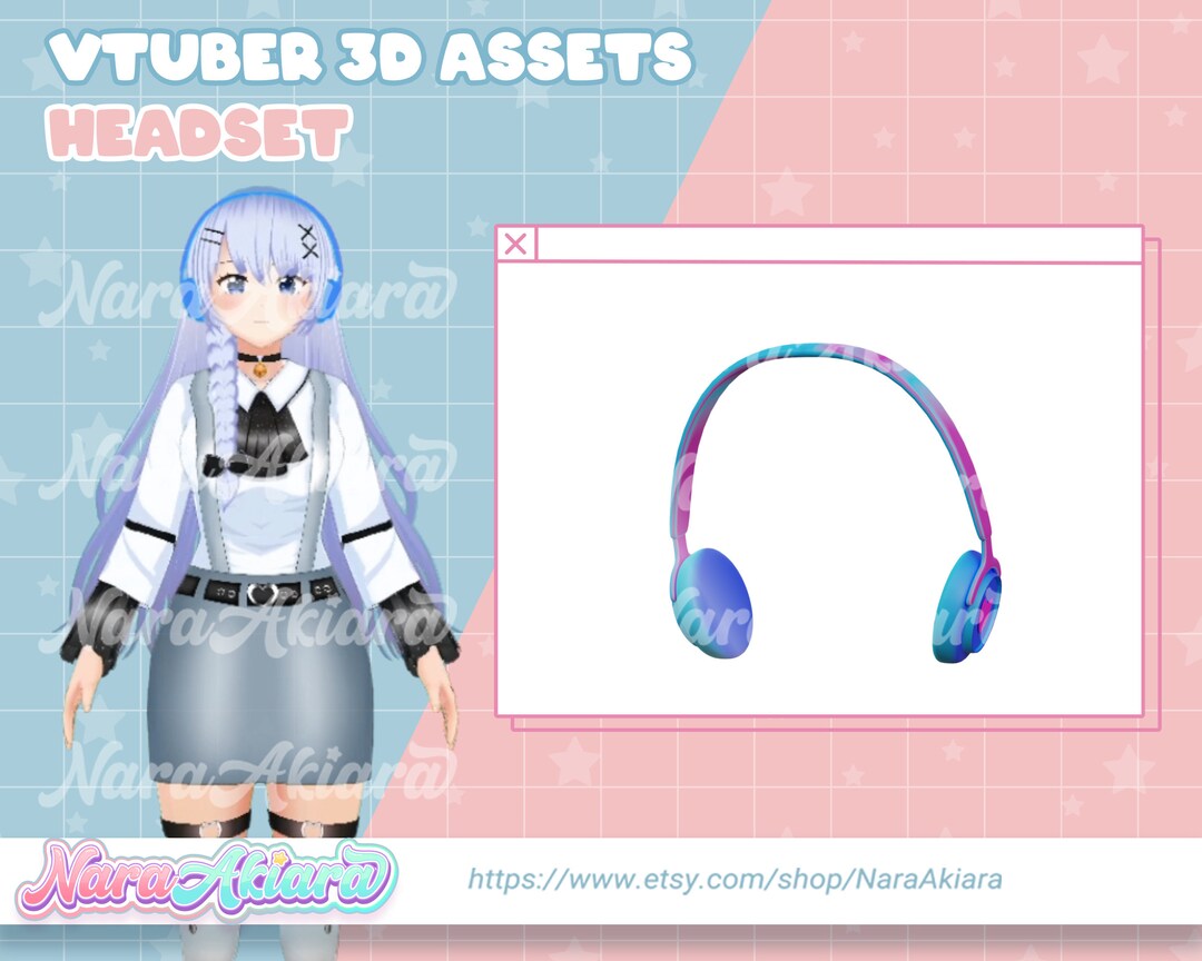 3D Vtuber Assets Vtuber Props Vtuber Accessories Vtuber - Etsy