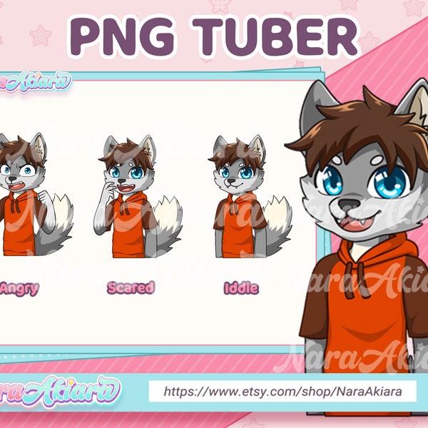 Furry Pngtuber Commission - Etsy UK