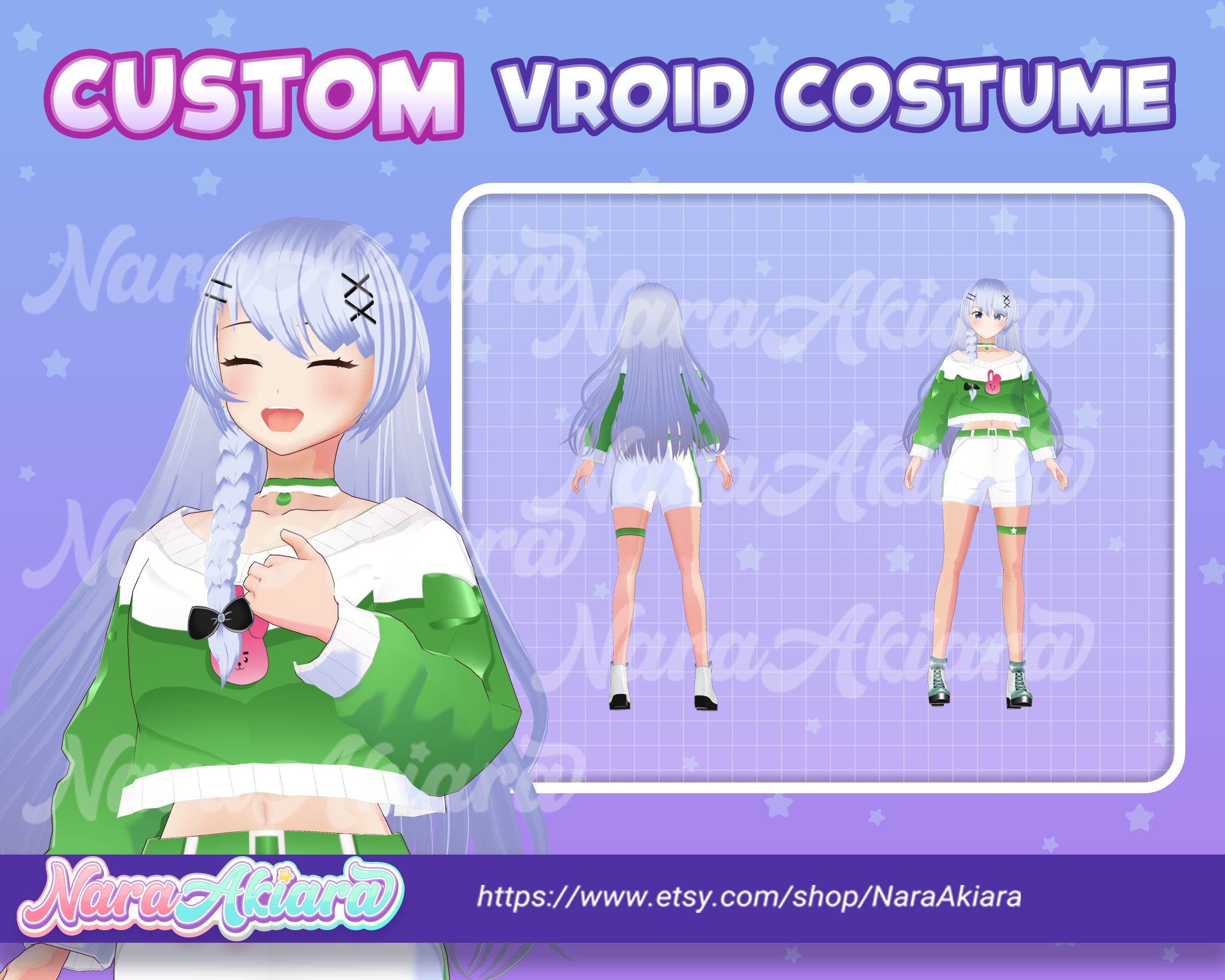 Custom Vroid Clothes Vroid Vroid Clothes Vintage Clothes - Etsy Australia