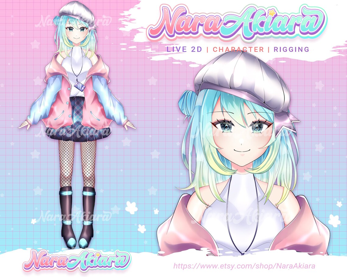Vtuber Commission Vtuber Model 2D Vtuber Vtuber Rigging - Etsy Ireland